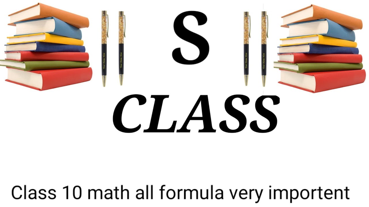 Class 10th Math All Formula S Class YouTube class-10th-math-all-formula-s-class-youtube