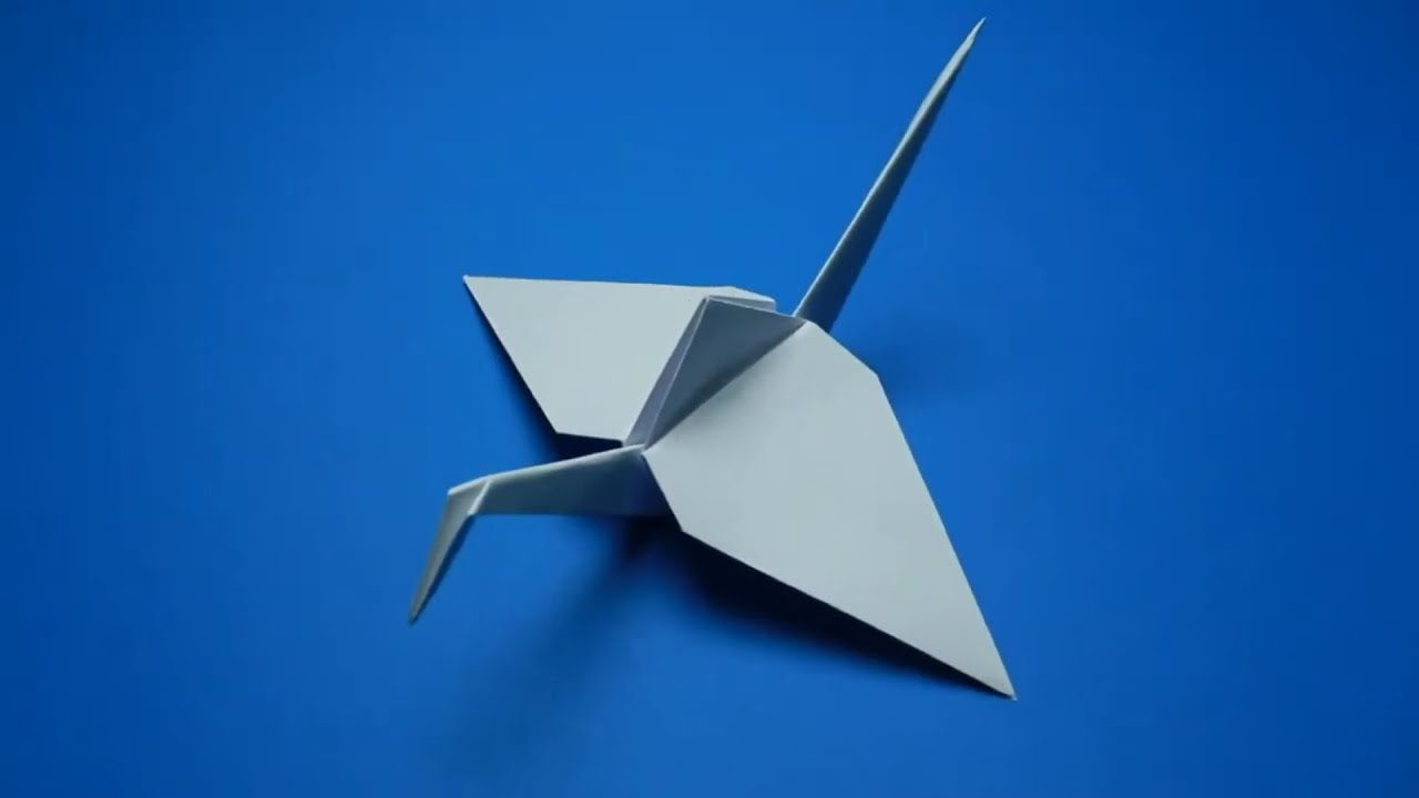 How to make a crane out of paper. Origami Crane - YouTube