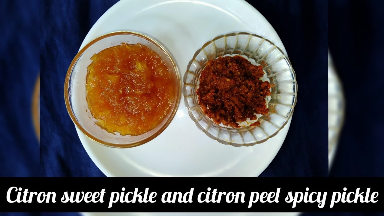 Citron sweet pickle &citron peel spicy pickle|quick&easy pickle ...
