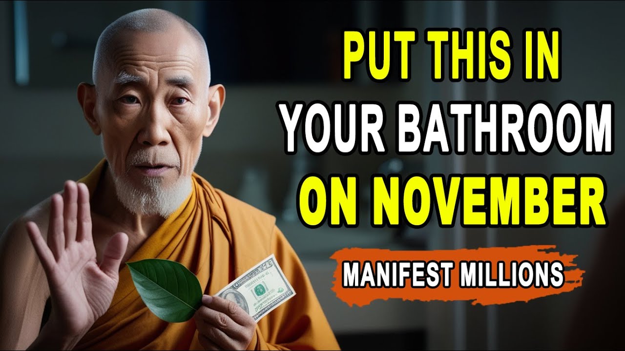 BE RICH! If you PUT this in your BATHROOM on NOVEMBER , Goodbye Poverty ...