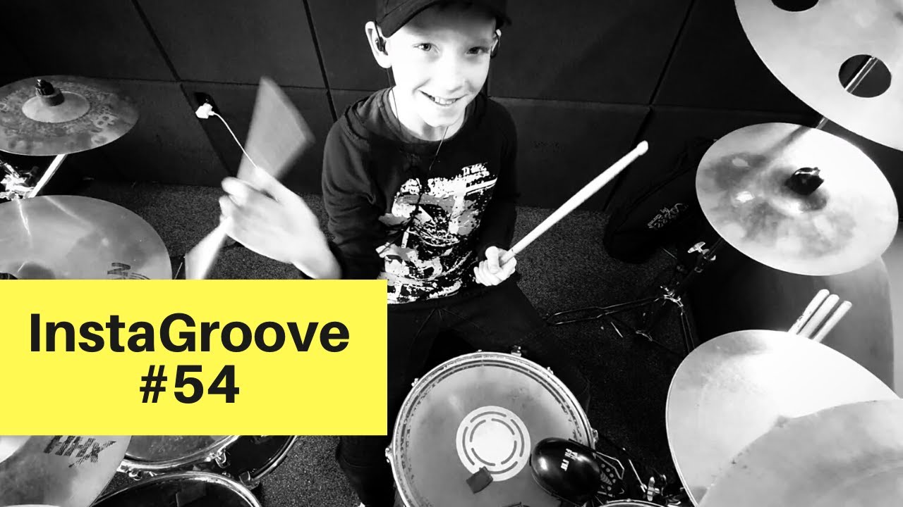 InstaGroove #54 - My Groove, Drum Solo, Improv, Chops, Drummer 11y ...
