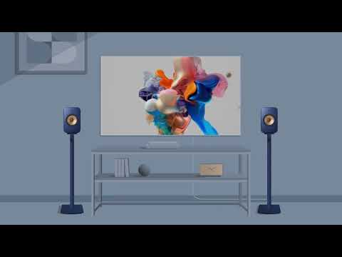 KEF LSX II - Simple Home Cinema Setup with TV