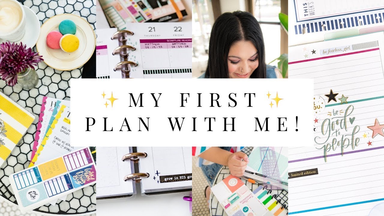 My First Plan With Me! 🤩 - YouTube
