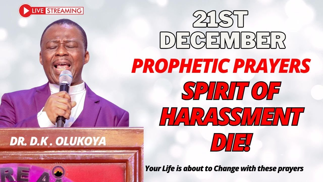 SPIRIT OF HARASSMENT DIE! || OLUKOYA PRAYER/ OLUKOYA MESSAGES #mfm live ...