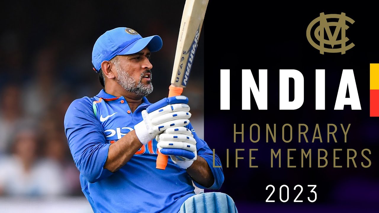🇮🇳 Indian Cricketers Awarded MCC Honorary Life Memberships 2023 | Dhoni ...