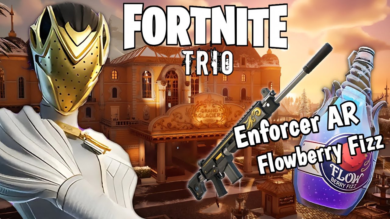 Fortnite Trio: ENFORCER AR JA FLOWBERRY FIZZ! - YouTube