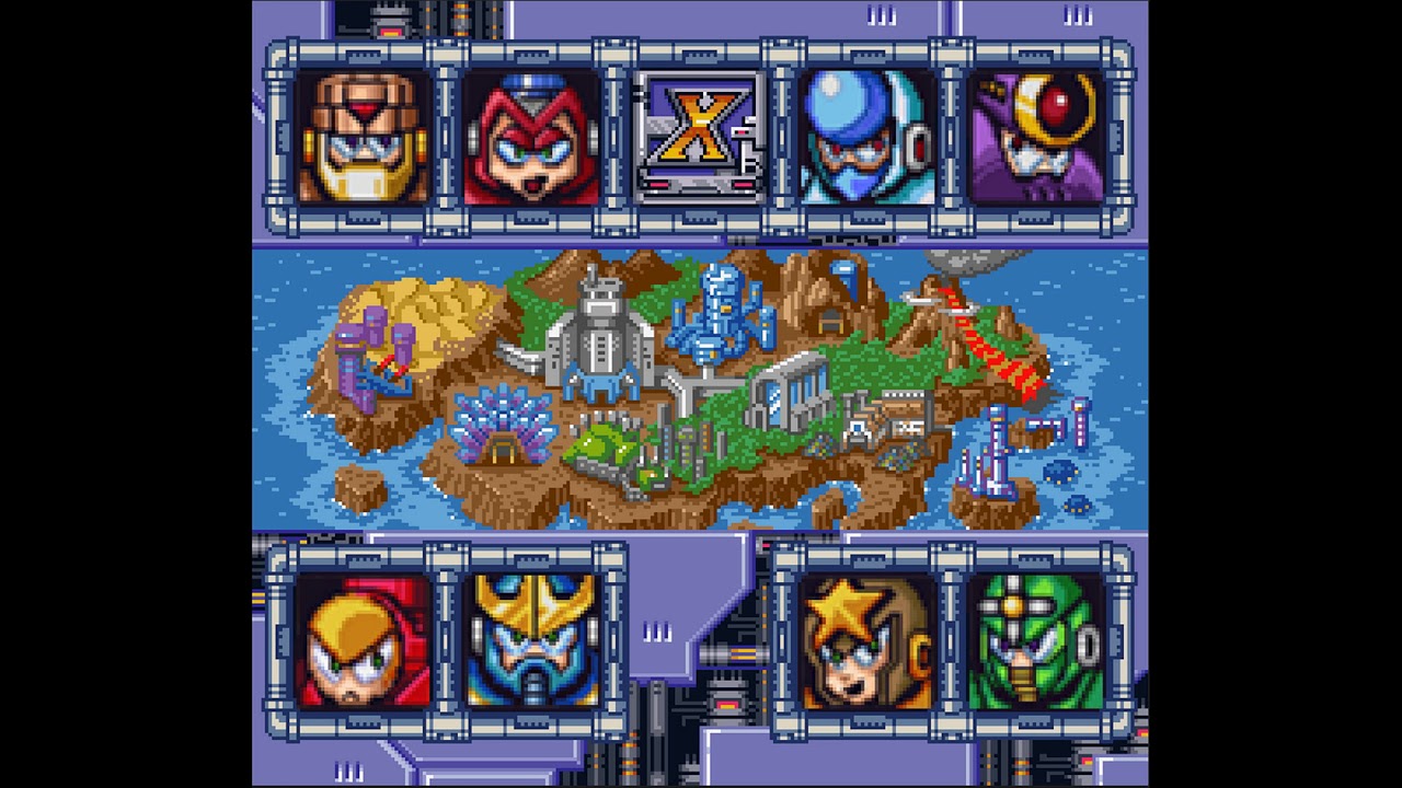 Mega Man 5 - Stage Select & Robot Master Chosen (Mega Man X2-Style) 2nd ...