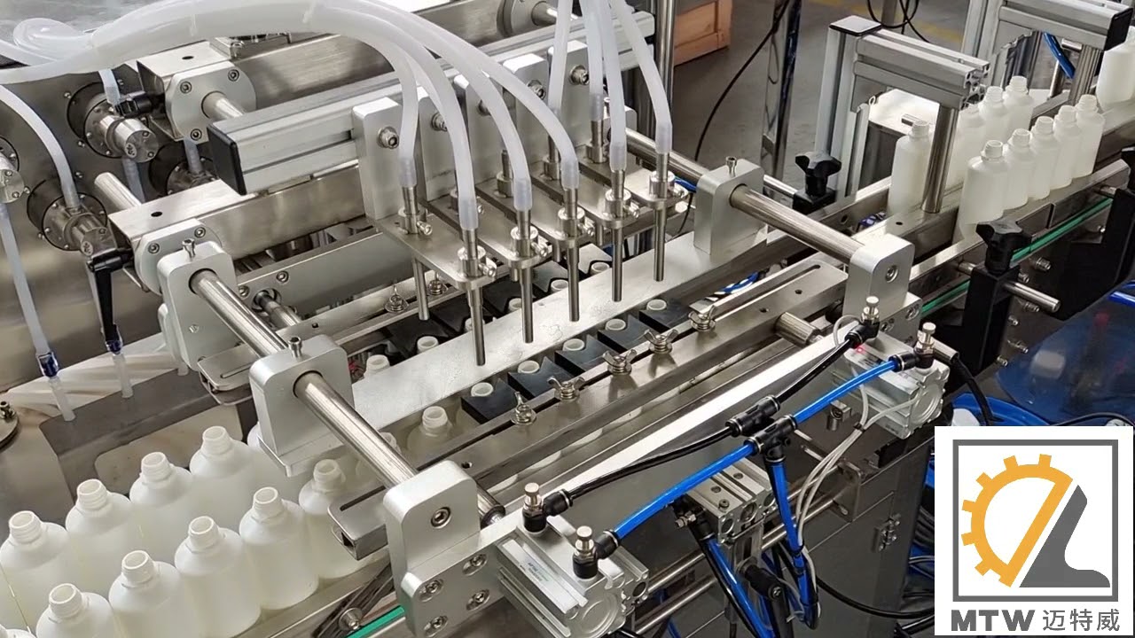 MTW Care solution filling line - YouTube