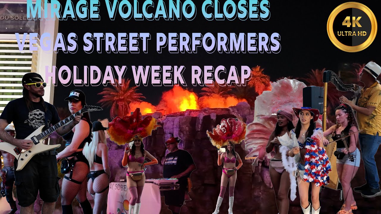 Las Vegas Mirage Volcano Show Last Days - YouTube