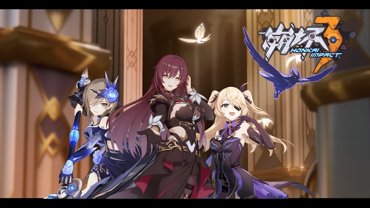 Honkai Impact 3 Agony boss 3 Golden Diva . Fallen Rosemary . Fischl ...