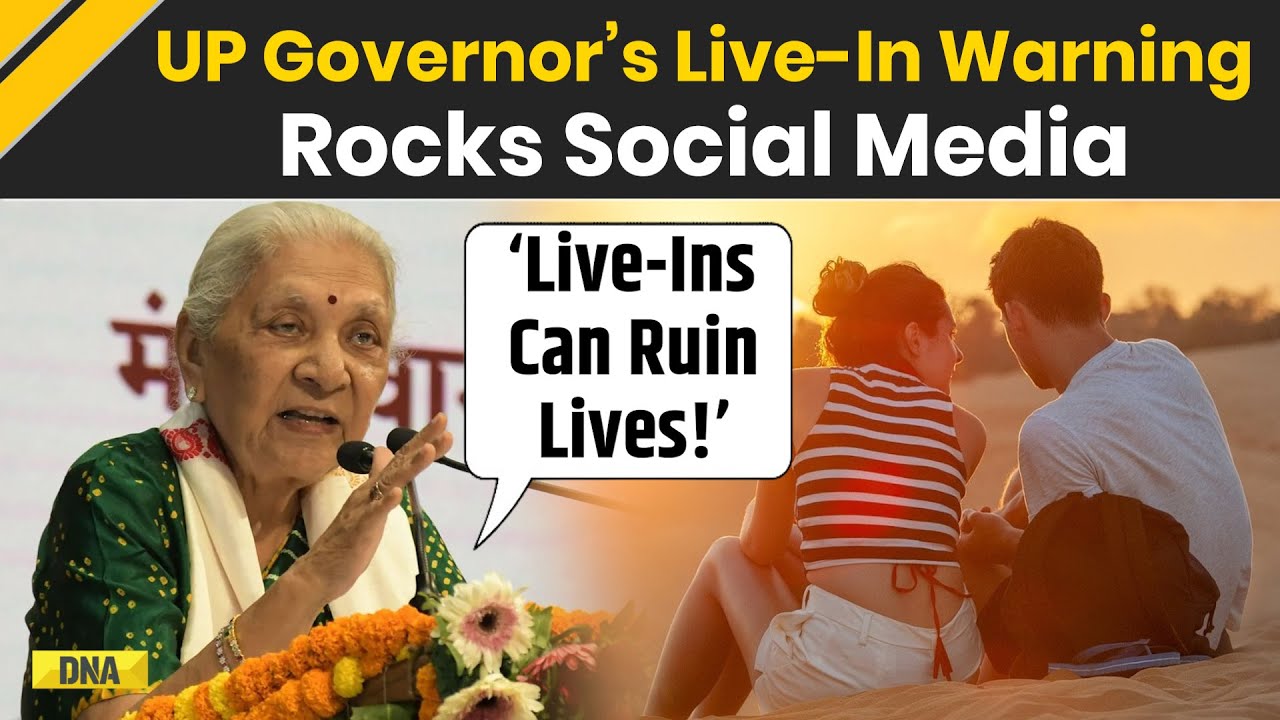 UP News: UP Governor Anandiben Patel Issues Warning On Live-In ...