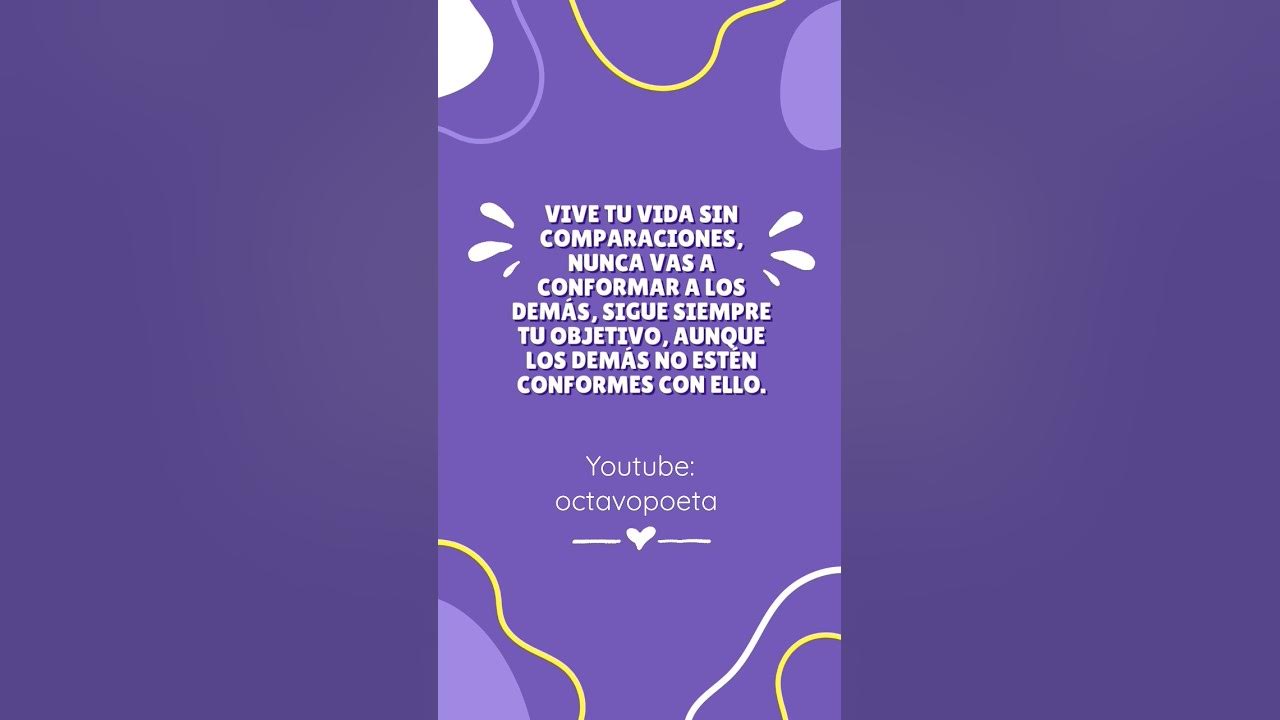 Vive Tu Vida Sin Comparaciones shorts YouTube vive-tu-vida-sin-comparaciones-shorts-youtube