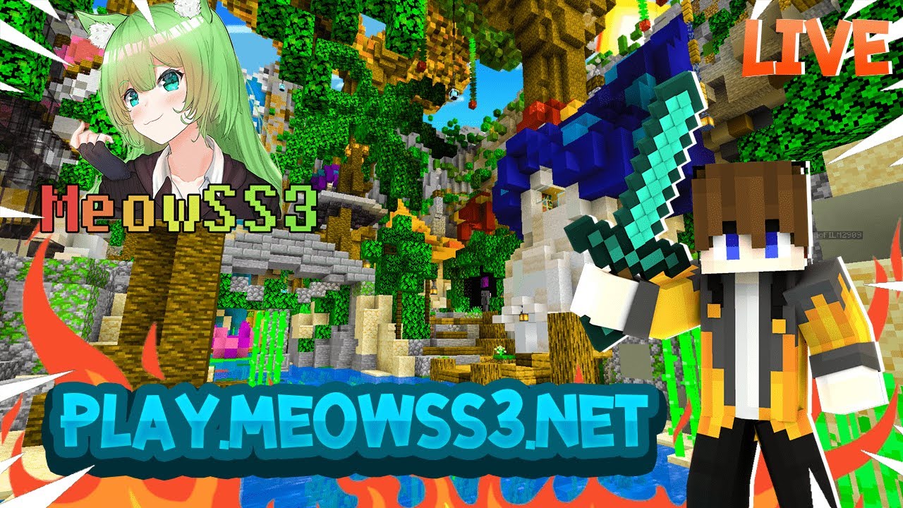 🔴[ Live ] Minecraft : เข้ามาเล่นด้วยกันได้นะครับ play.meowss3.net #2 ...