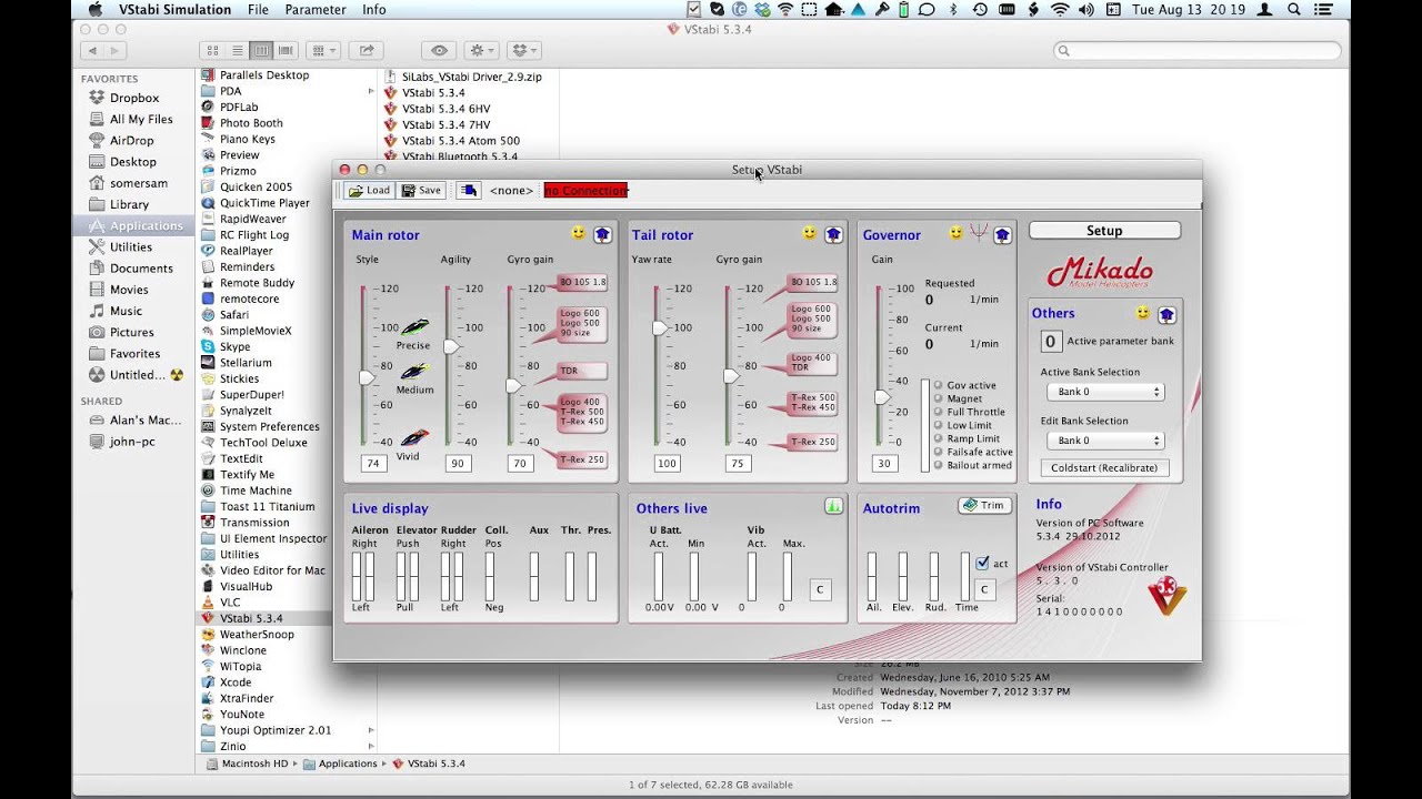 VStabi Java problem - YouTube