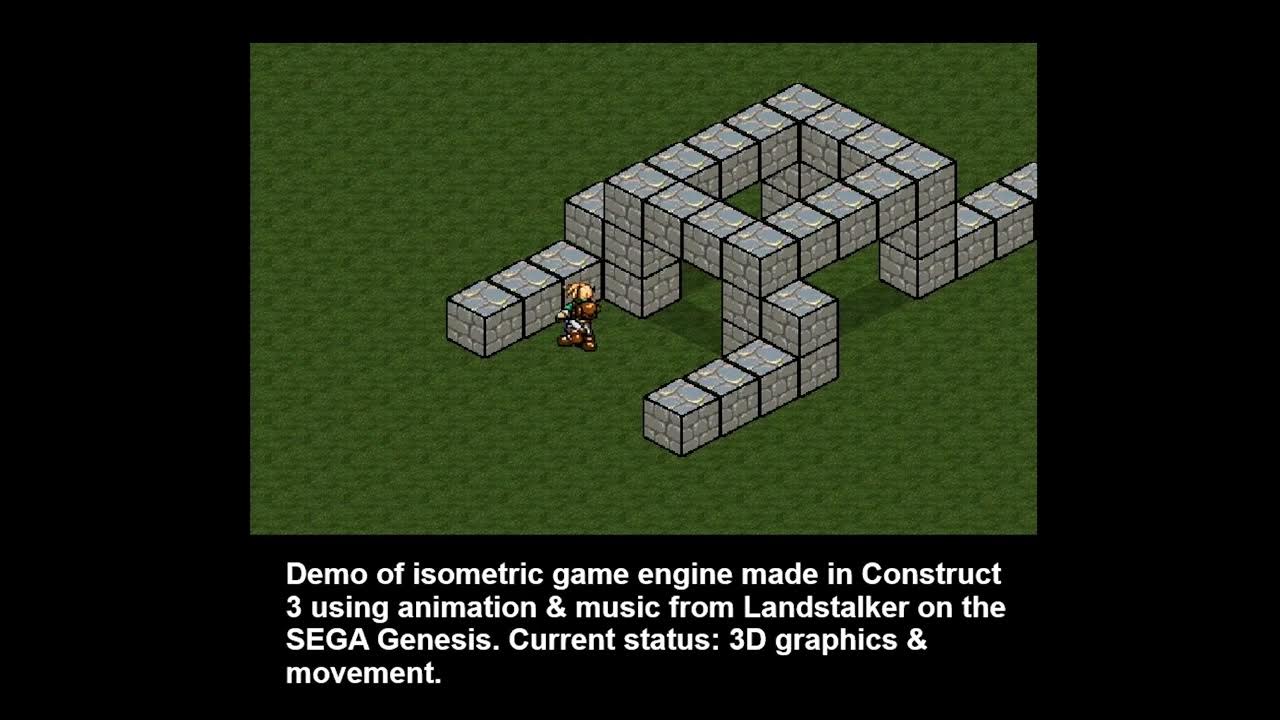 Landstalker - Isometric game engine made in Construct 3. - YouTube