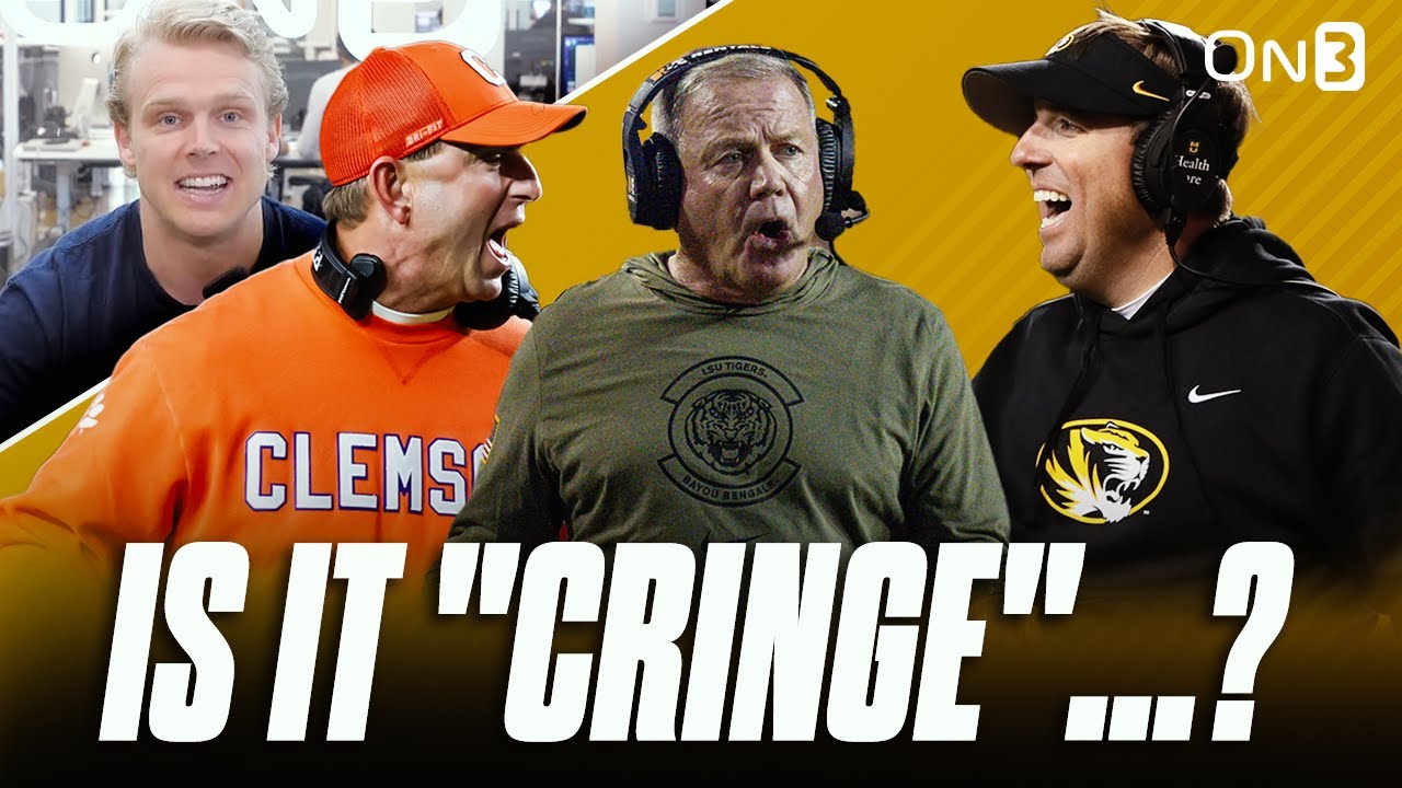Do You Have A Problem With College Football Coaches Being CRINGE While ...