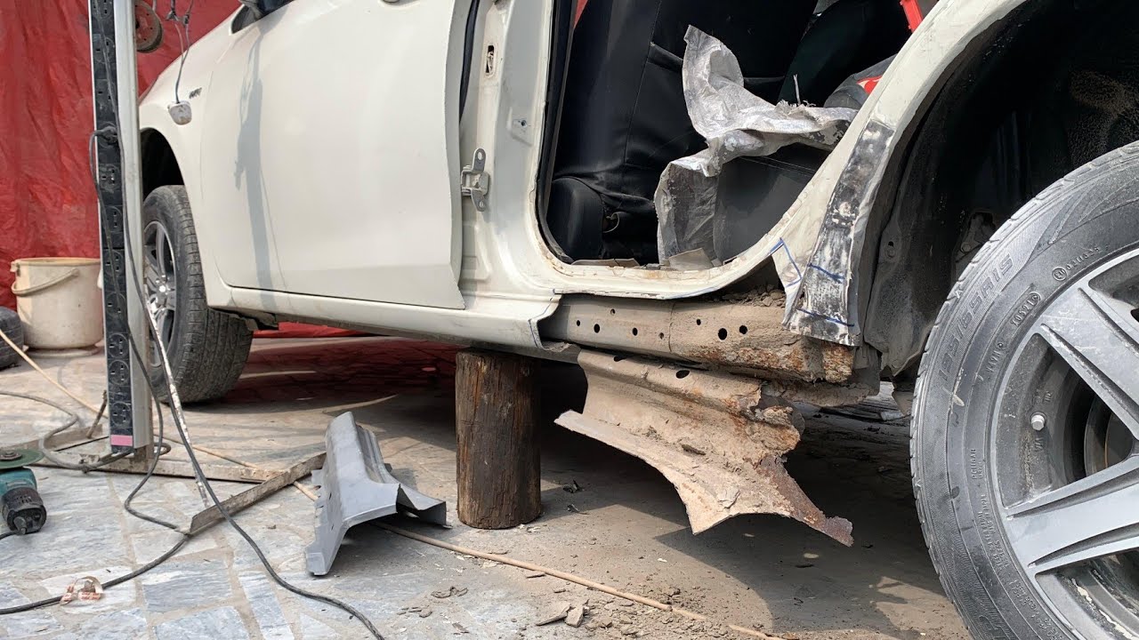 Car Rocker Panel Repair | Rusted Body Replacement Work - YouTube