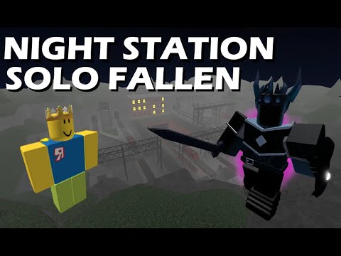 Night Station Solo Fallen | Tower Defense Simulator - YouTube