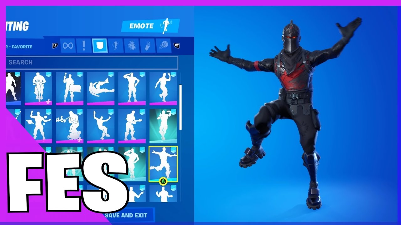 Fortnite Black Knight Skin With all my Fortnite Dances & Emotes! - YouTube