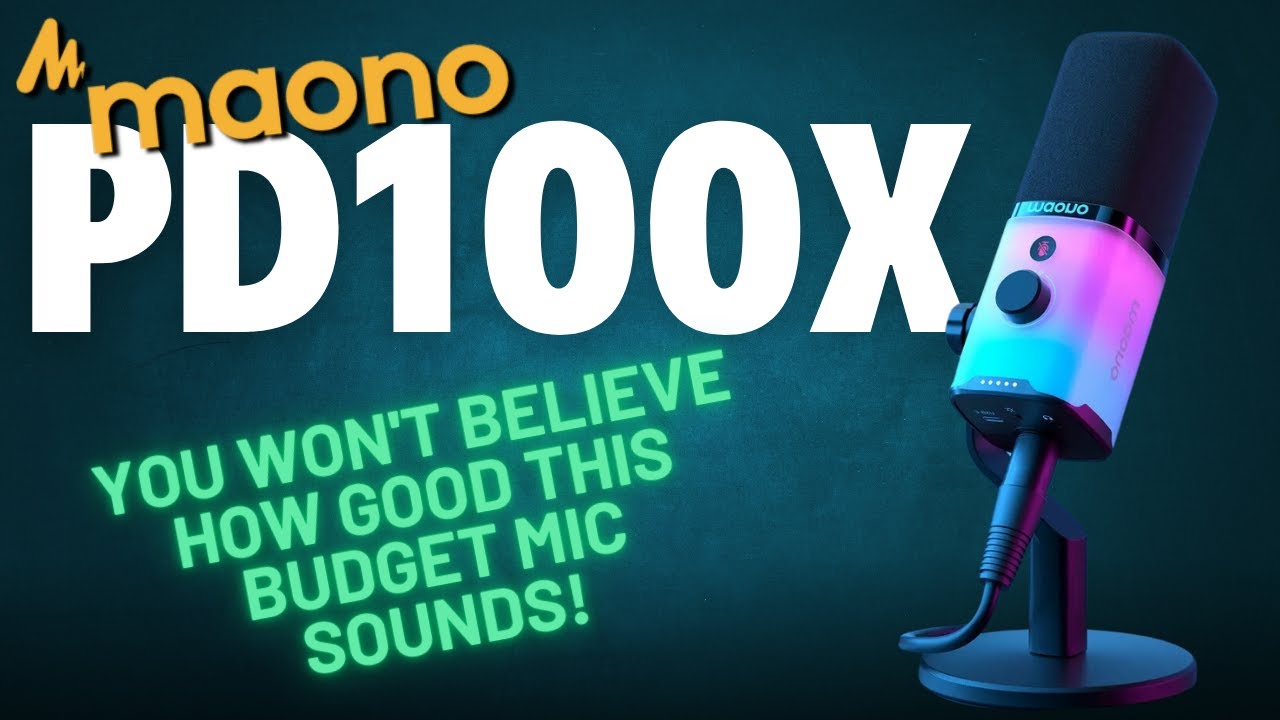 Your STREAMING GAME CHANGER! MAONO PD100x Microphone Review - YouTube