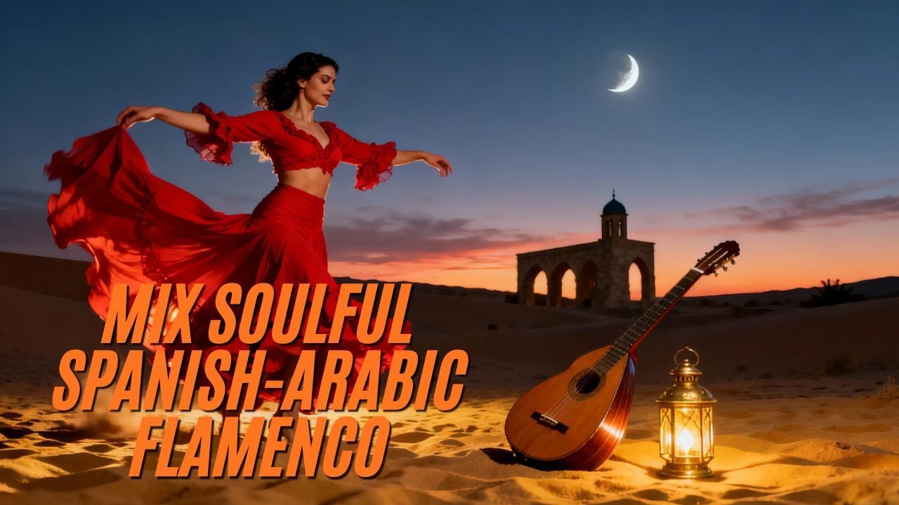Spanish & Arabic Flamenco Playlist | Long Relaxing Guitar Music for ...