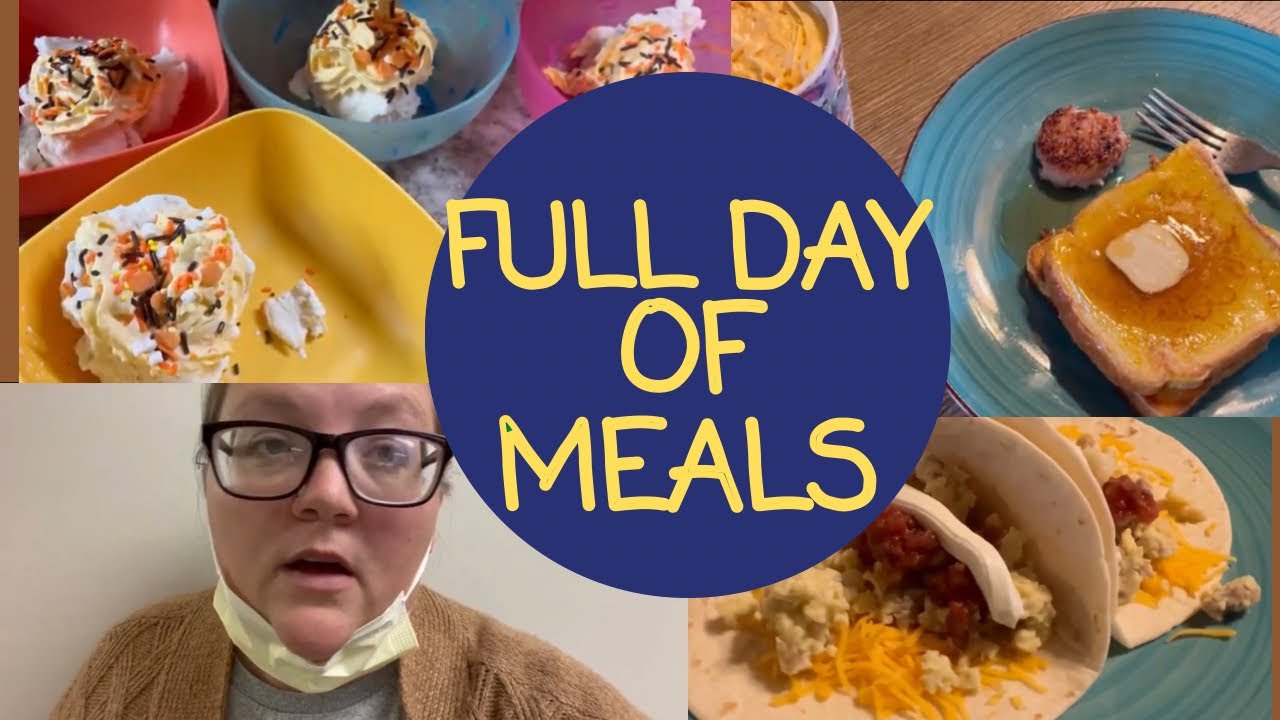 FULL DAY OF MEALS | MEALS on a SUPER BUSY A DAY Breakfast for dinner ...