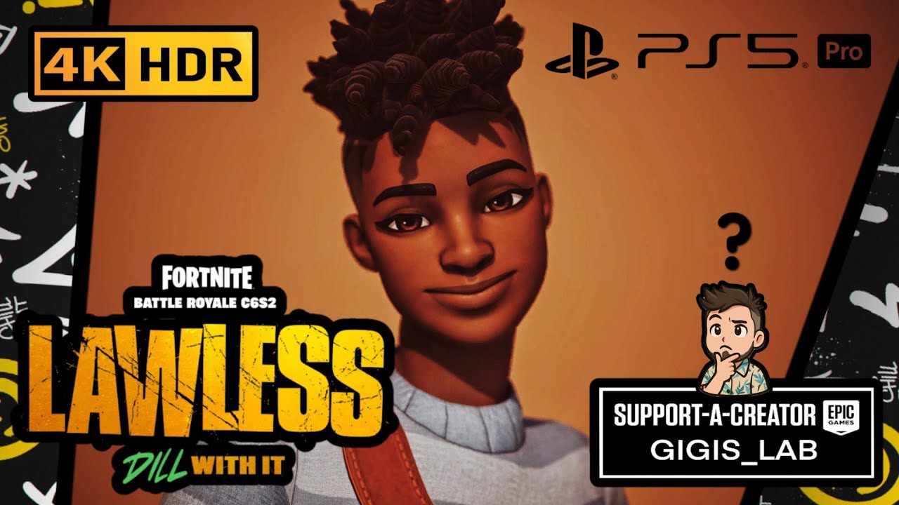 FORTNITE JO Skin Showcase PS5 PRO Gameplay Review 4K HDR - YouTube
