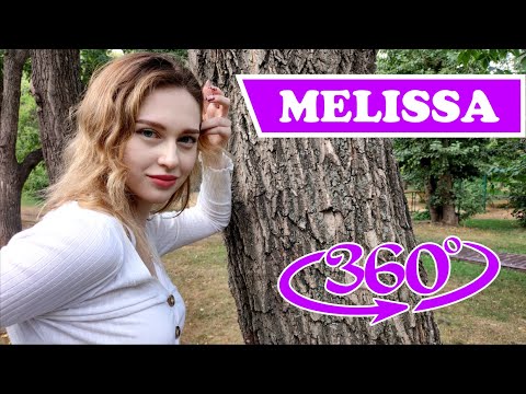 VR 360 Date with Melissa. The girl in the park