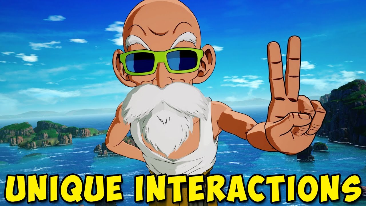 Dragon Ball Sparking Zero - Master Roshi Unique Interactions - YouTube