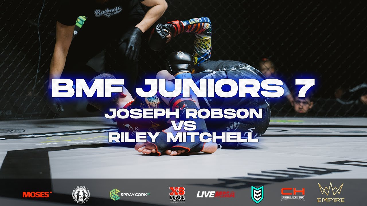 BMF Juniors 7 | Joseph Robson vs Riley Mitchell | Junior MMA - YouTube