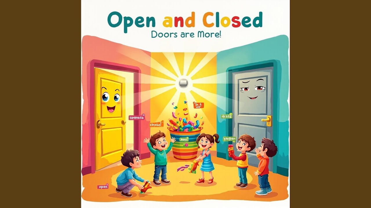 Open and Closed (Opposites Song for Toddlers) - YouTube