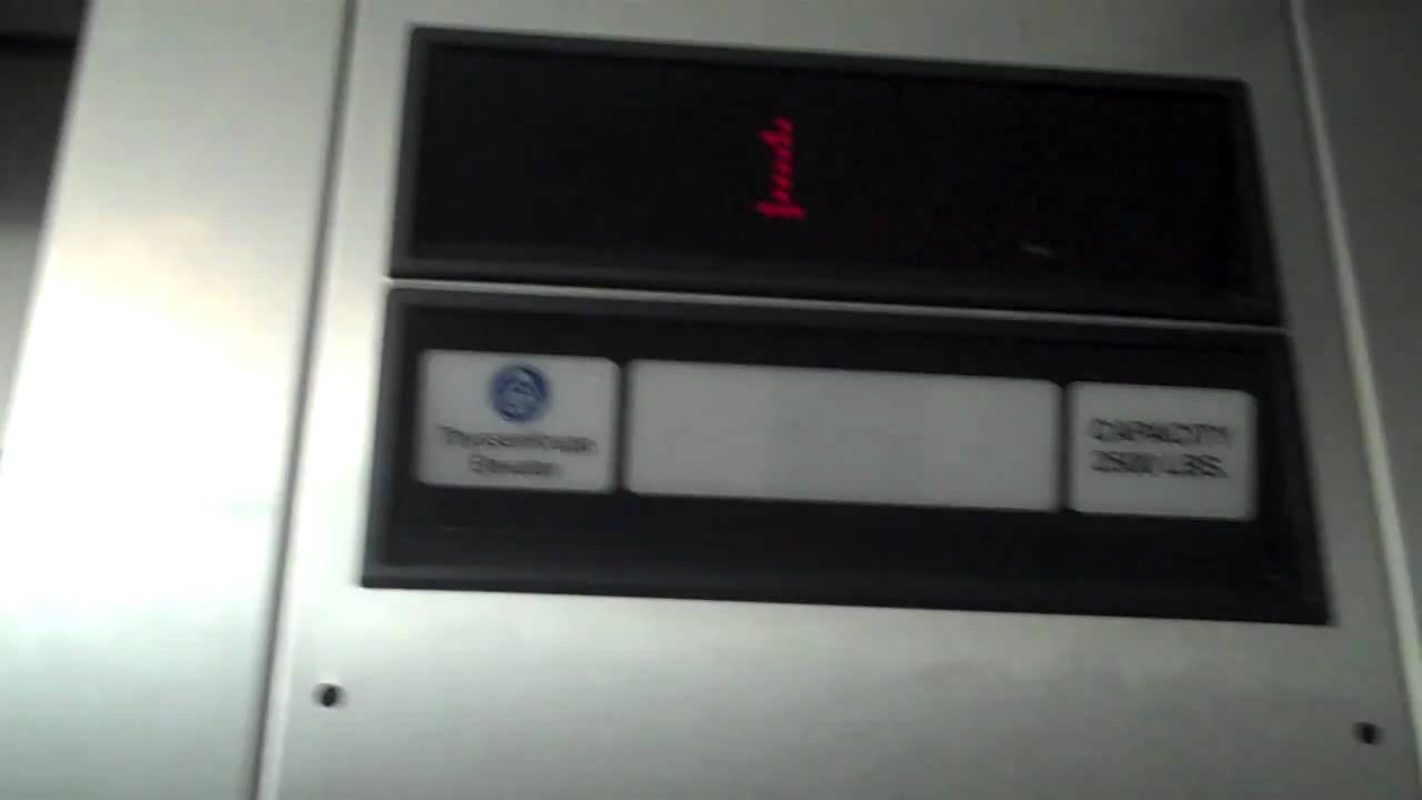 Thyssenkrupp Hydraulic Elevator @ Freeman Branch Library Retake - YouTube