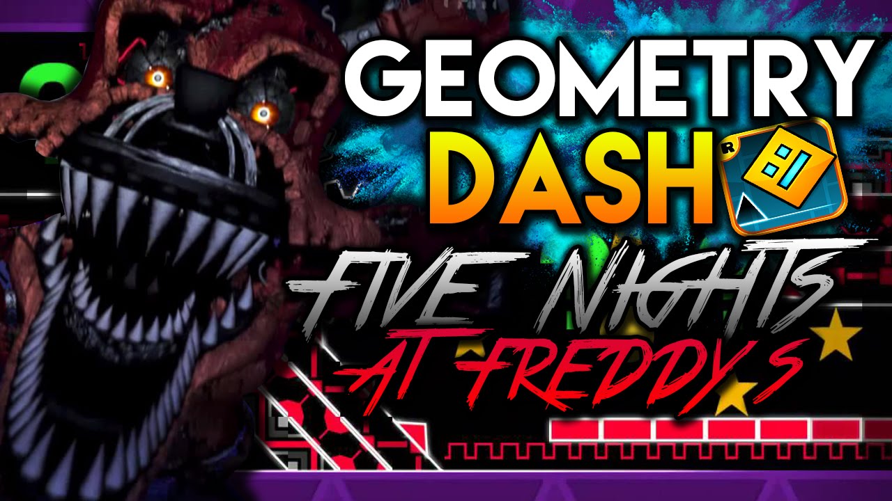 Geometry Dash l Five Nights At Freddy's insane levels!!! ☢ - YouTube