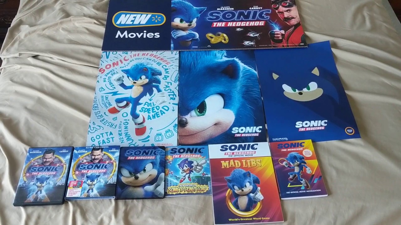 My Sonic Movie Merchandise Collection!!! - YouTube