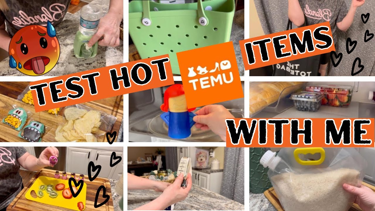 TEST🥵🔥Hot🔥🥵TEMU Products With Me | HONEST REVIEW | Kitchen & Cleaning ...