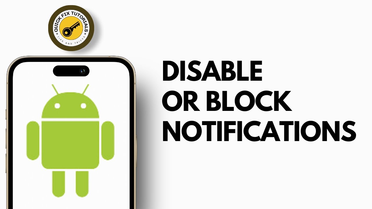 How to Disable or Block Notifications on Android - YouTube