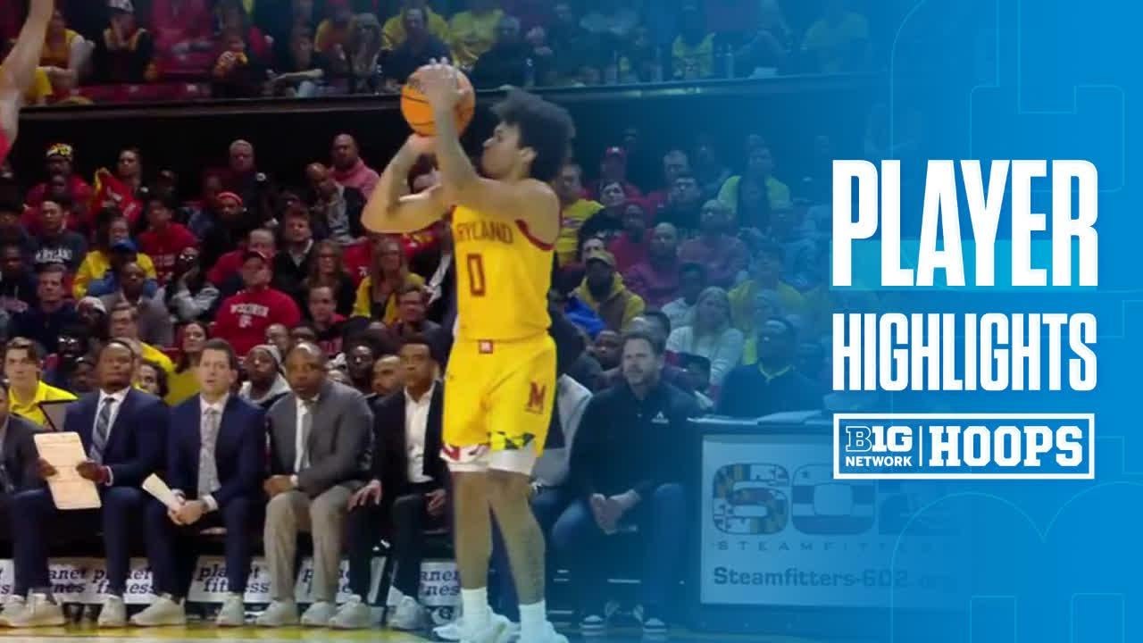 Ja'Kobi Gillespie Highlights vs. Wisconsin | Maryland Basketball | 01 ...
