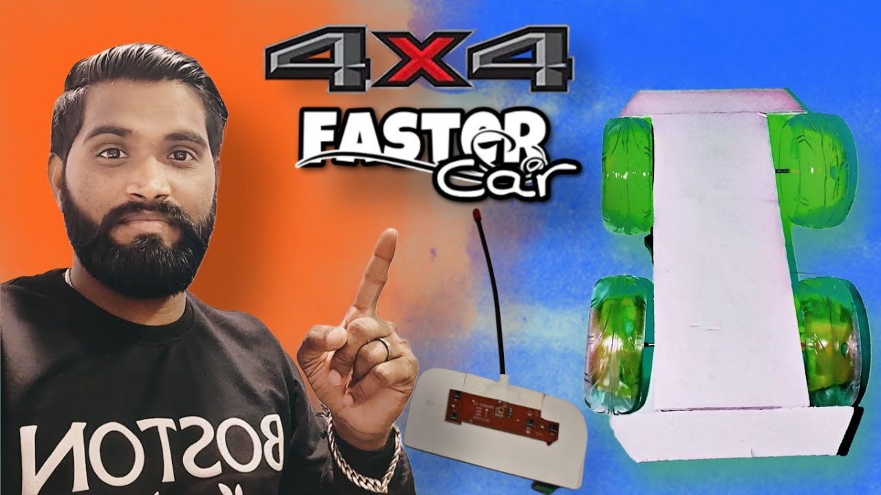 How To Make 4x4 Rc Car 🚙/ High Speed Remote Control Car/ DIY Project # ...