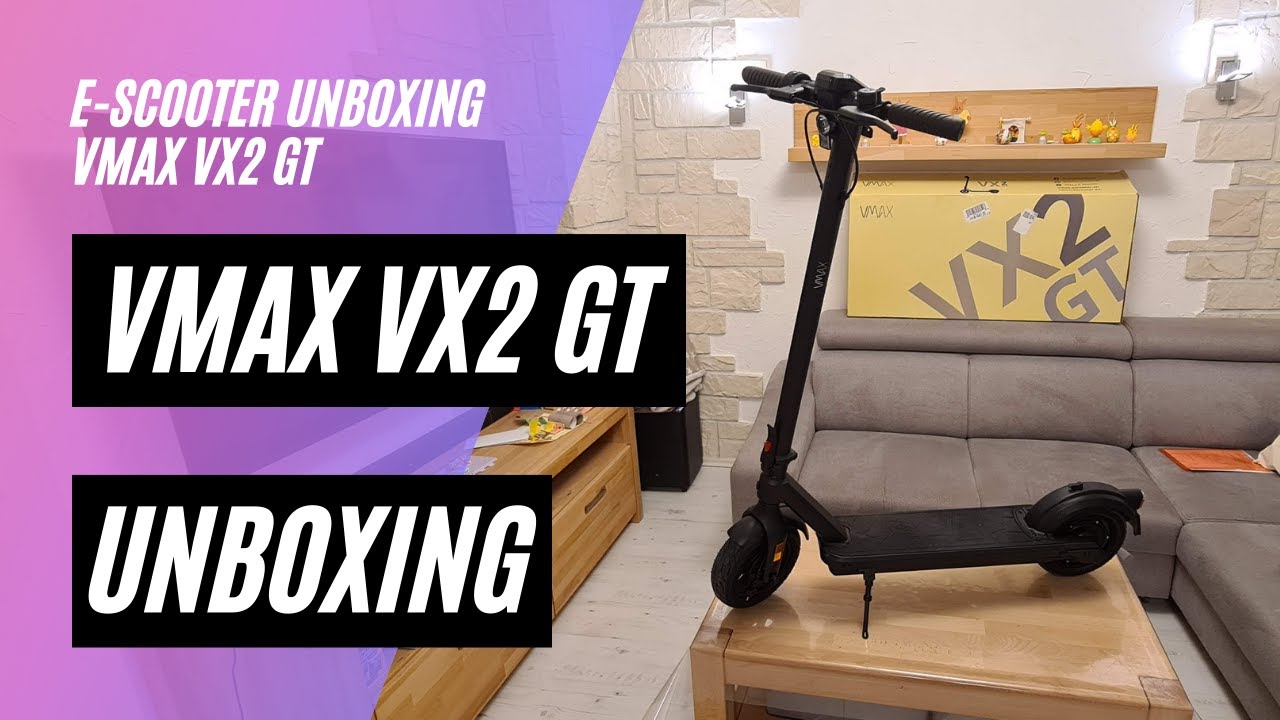 🛴 VMAX VX2 GT 🎁 Unboxing (48V, 500W, 16,75 AH, 60km Reichweite, 130kg ...