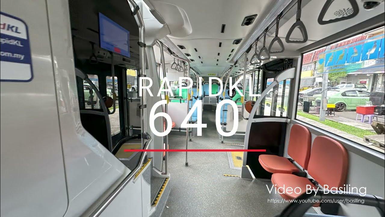 RapidKL Volvo B8L @ 640 Hentian Bas Seri Manja - KL Sentral - YouTube