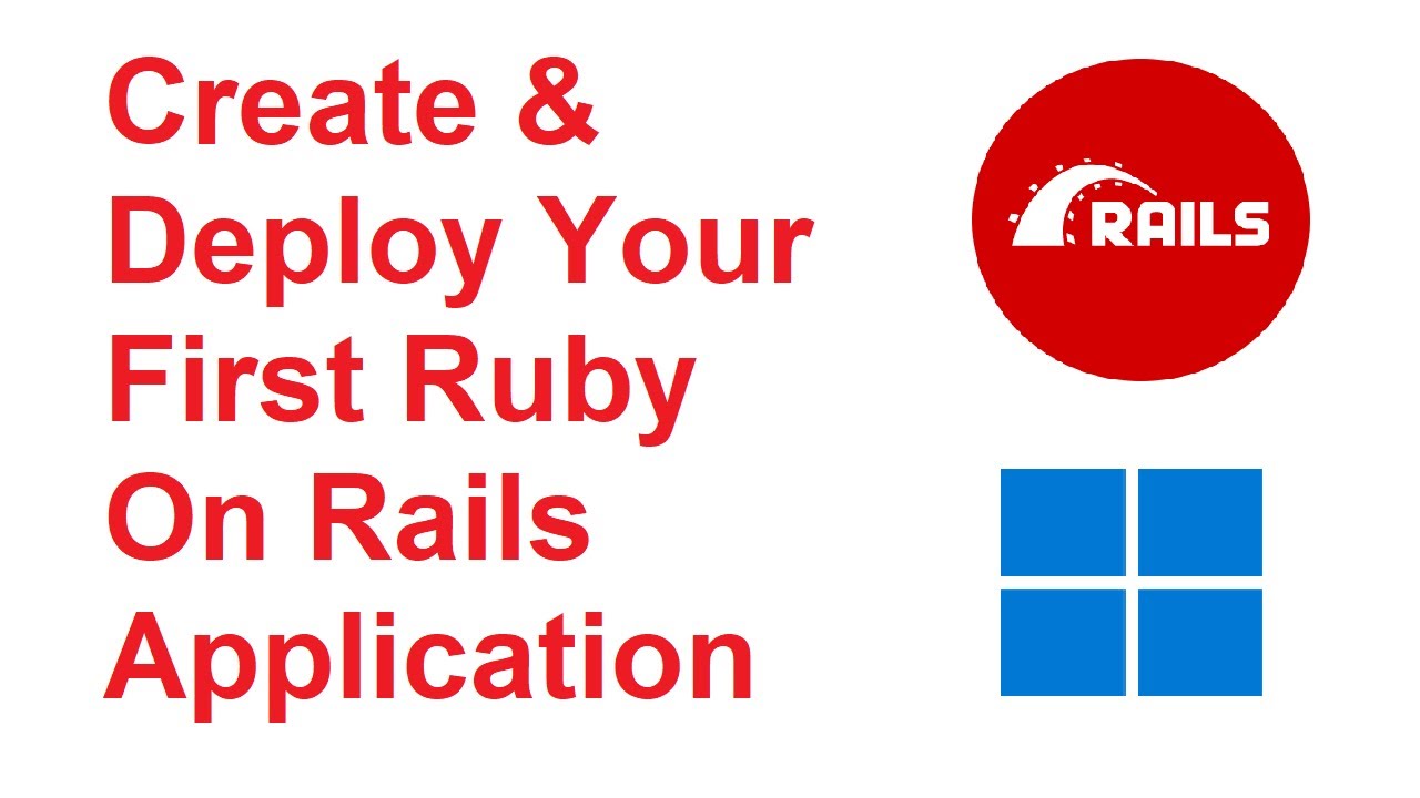 How To Create And Deploy Rails App On Windows 11 Your First Ruby On 3874