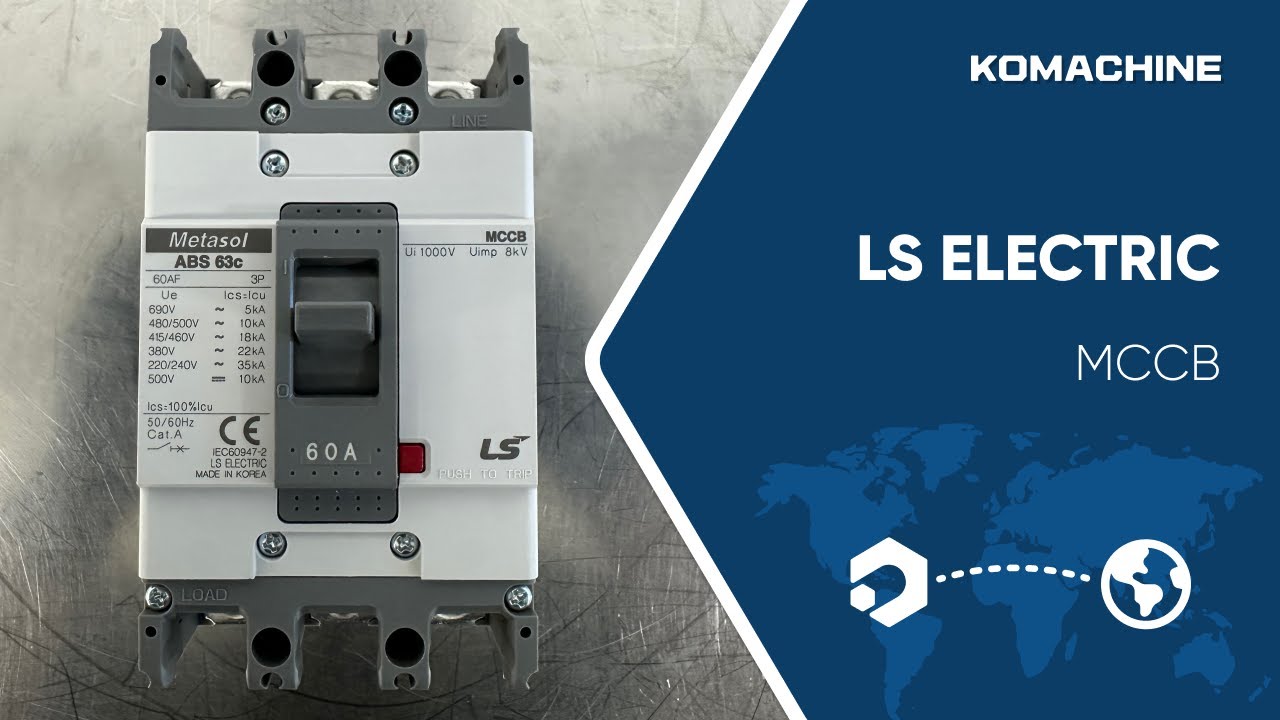 LS ELECTRIC / MCCB (ABS63C-60A) / INV-04057 - YouTube