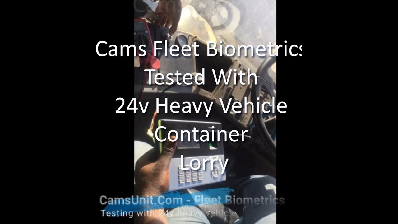 Fingerprint Biometric Starter - Demo with 24v Heavy Vehicle Container ...