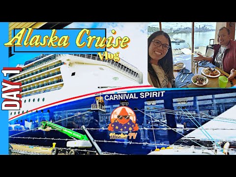 Carnival Spirit Cruise Alaska Embarkation Day 1 Vlog Experience - YouTube