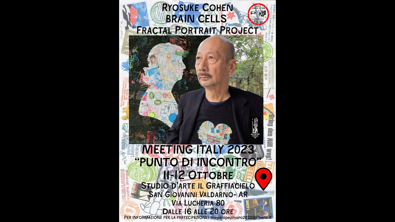 RYOSUKE COHEN FRACTAL PORTRAIT PROJECT- ROBERTO KEPPLER-Il Graffiacielo Italia 2023 - YouTube