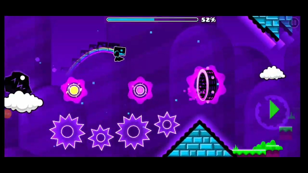 Geometry dash (Level 19) Geometrical Dominator - YouTube