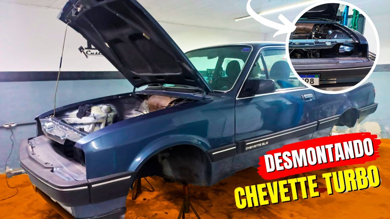CHEVETTE TURBO TOTALMENTE DESMONTADO - PART. II - YouTube