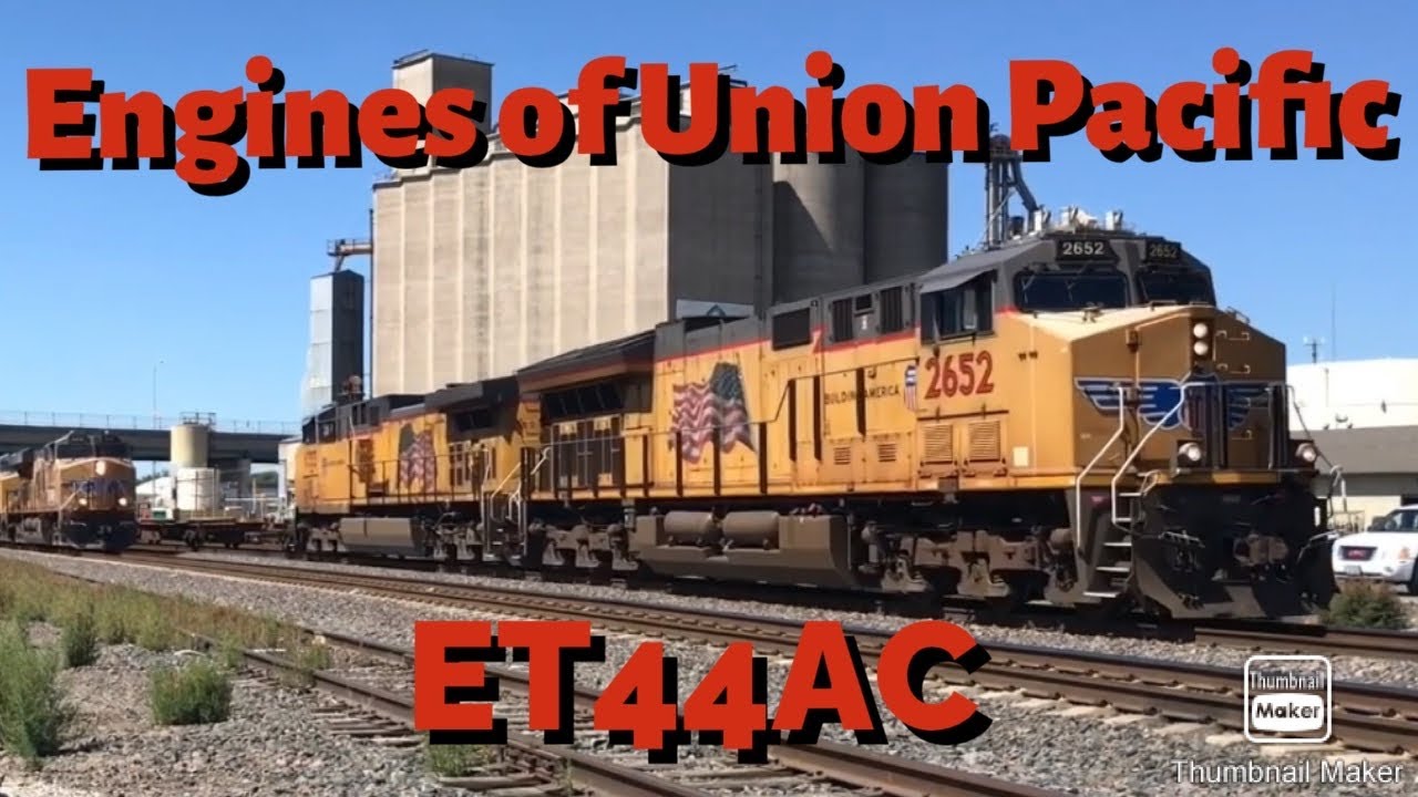 Engines of UP-The ET44AC - YouTube