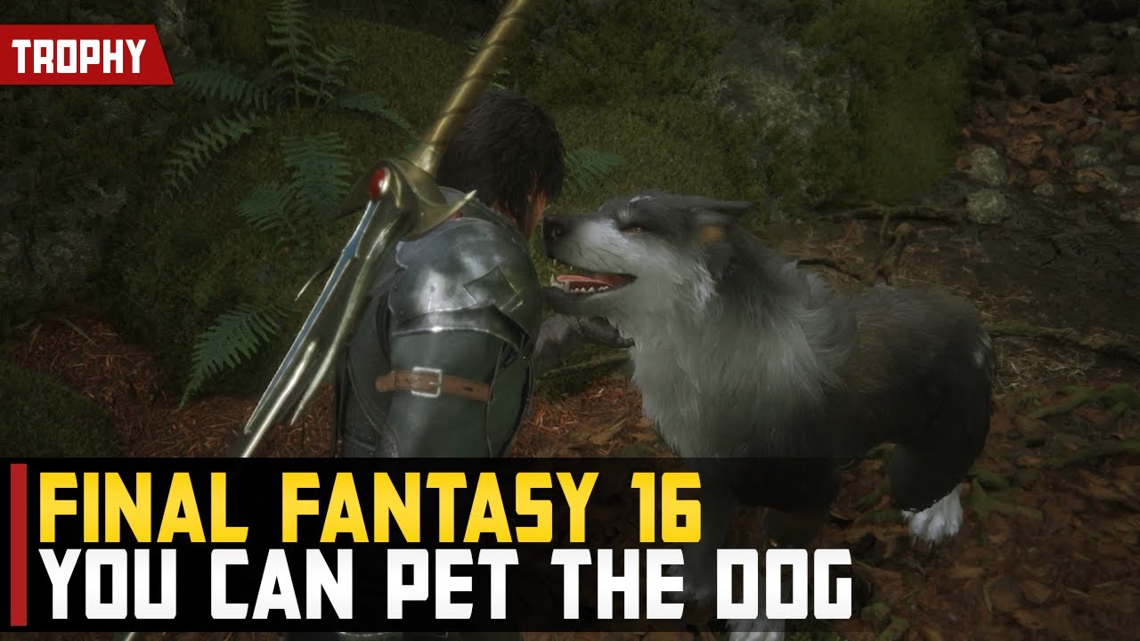 You can pet the Dog | Final Fantasy 16 (Trophy Guide) - YouTube