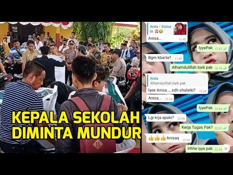Selalu Chat Siswinya, Kepala Sekolah di Bone Diminta Mundur